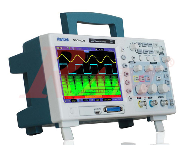 MSO5102D Hantek Digital Storage Oscilloscope 100MHz + Logic Analyzer ...